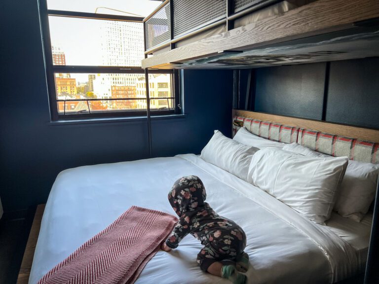18 Tips for Staying at a Hotel with a Baby (& sleeping well!)