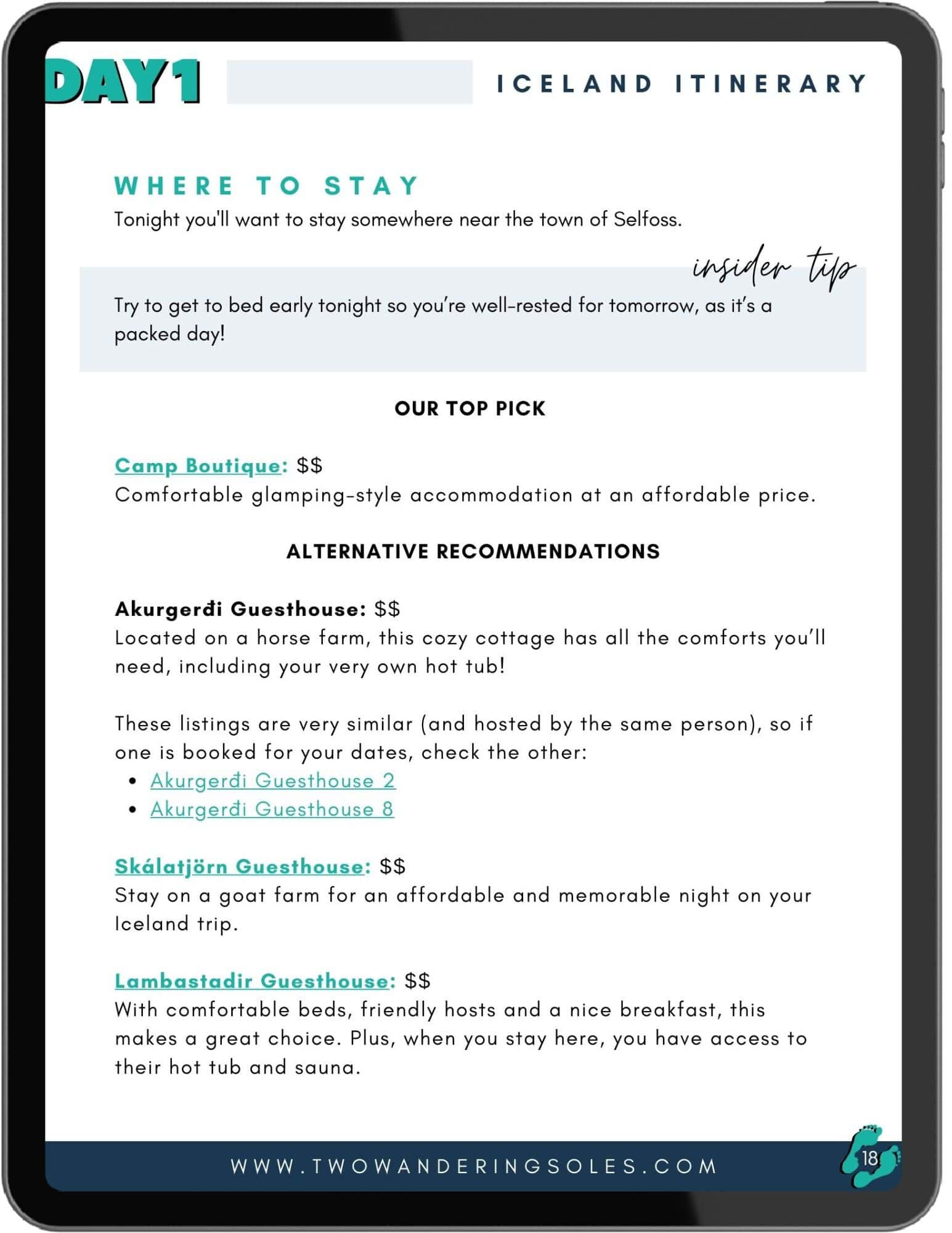 Iceland Itinerary | Two Wandering Soles