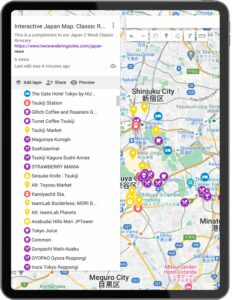 Interactive Japan Map: Classic Route | Two Wandering Soles