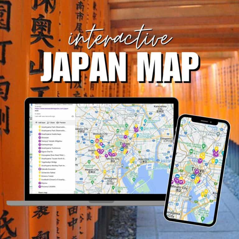 Interactive Japan Map: Classic Route | Two Wandering Soles