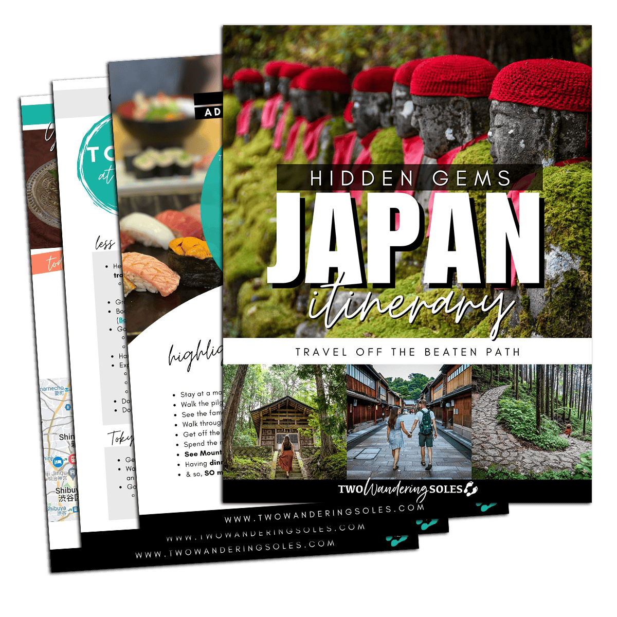 Interactive Japan Map: Hidden Gems Route | Two Wandering Soles
