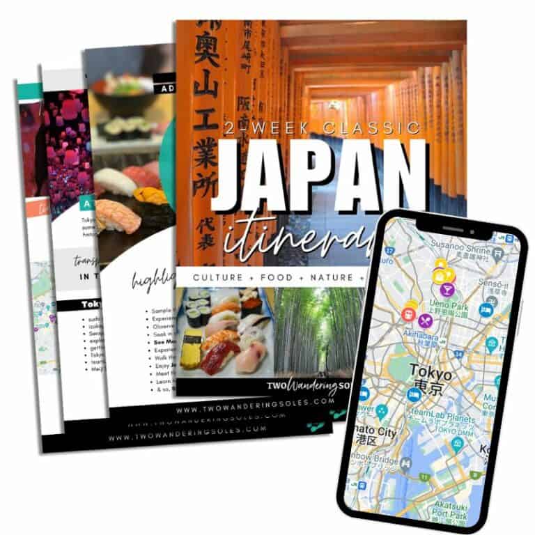 Interactive Japan Map: Hidden Gems Route | Two Wandering Soles