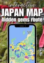 Interactive Japan Map: Hidden Gems Route | Two Wandering Soles