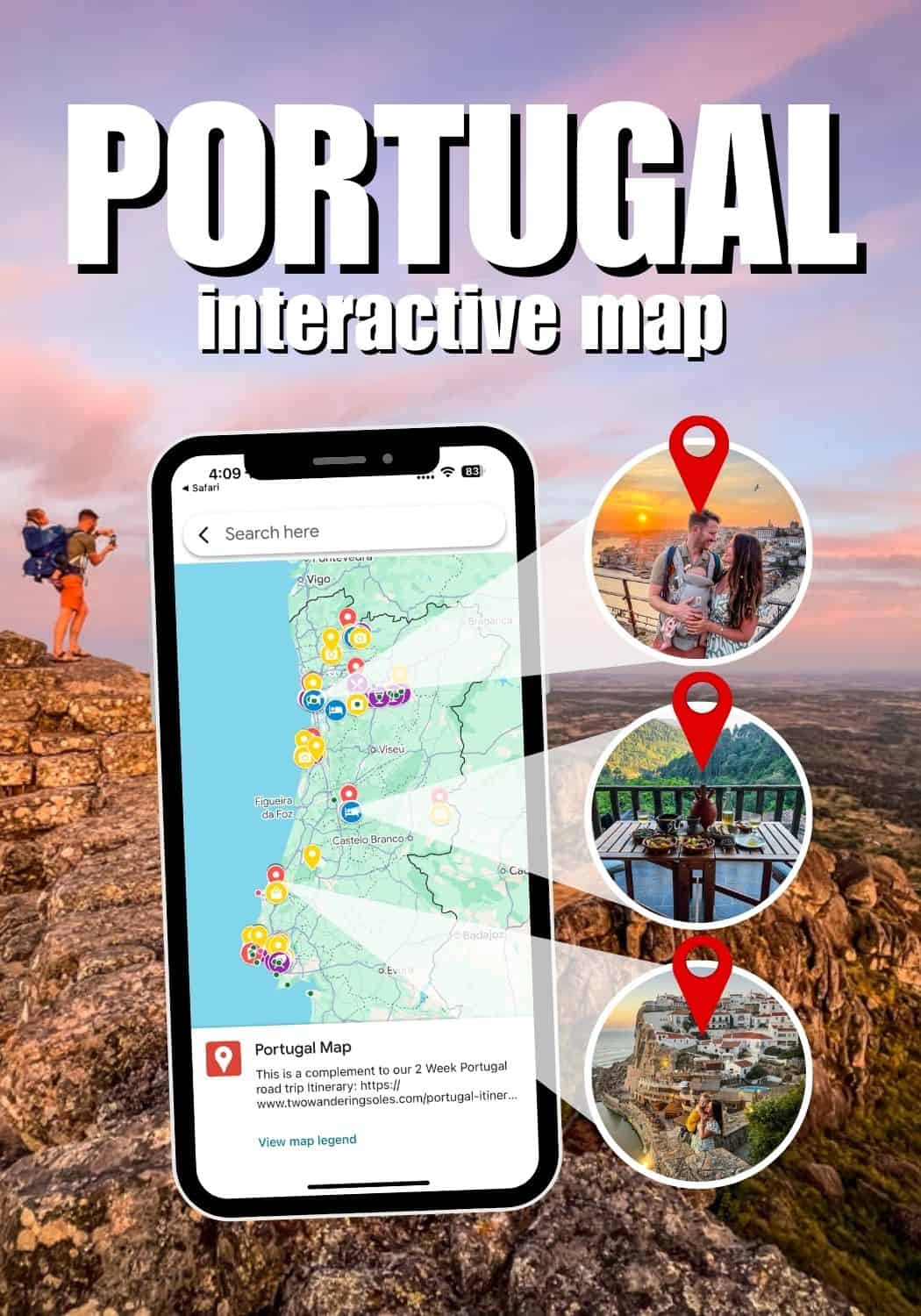 Interactive Portugal Map | Two Wandering Soles